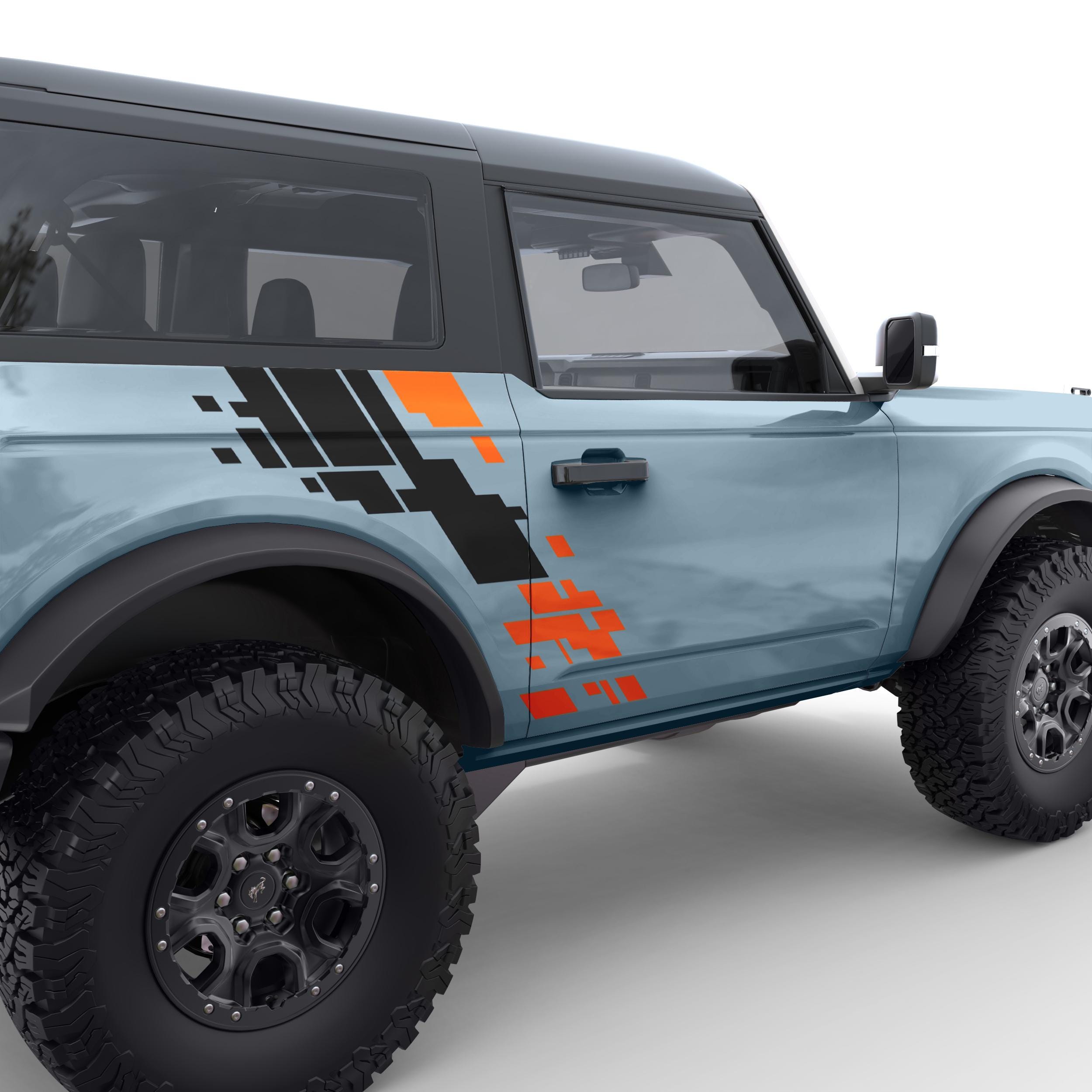 Fits Ford Bronco Decal 2021+. Quarter Panel Side Graphics for Bronco ...