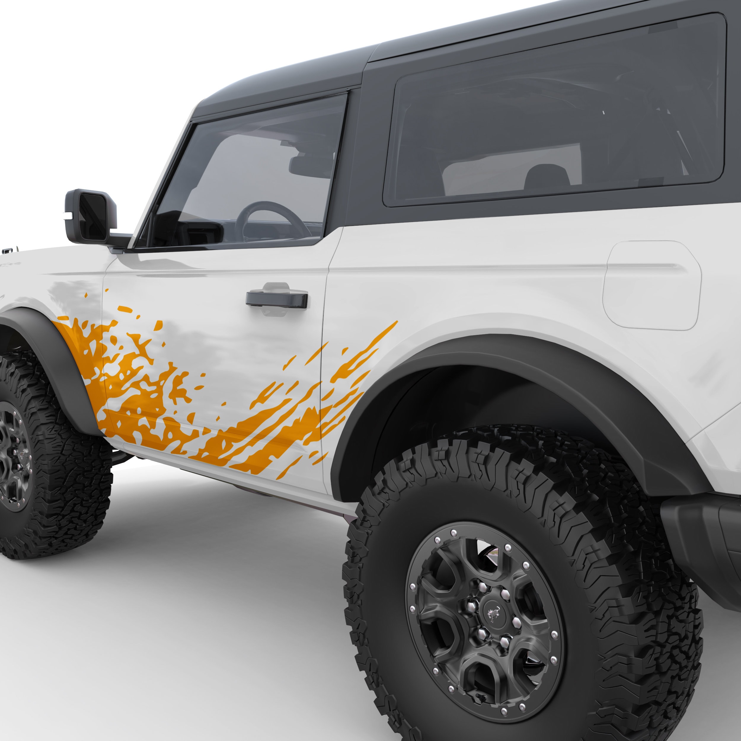 Fits 2021+ Ford Bronco Decal. Mudd Splatters for Bronco Accessories ...