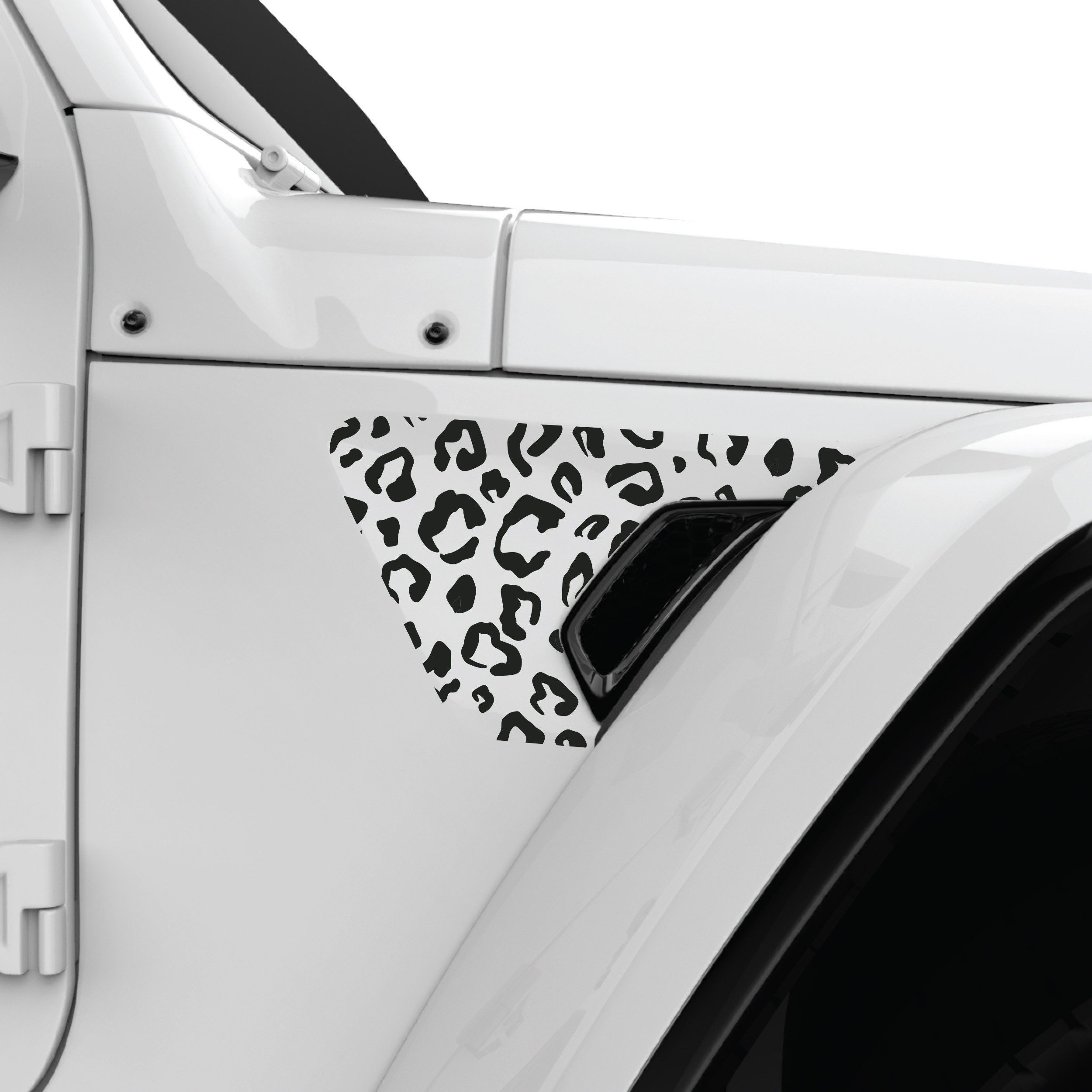 Fits 2018-2024 Jeep Wrangler JL, JLU & Gladiator - Leopard Print Fender ...