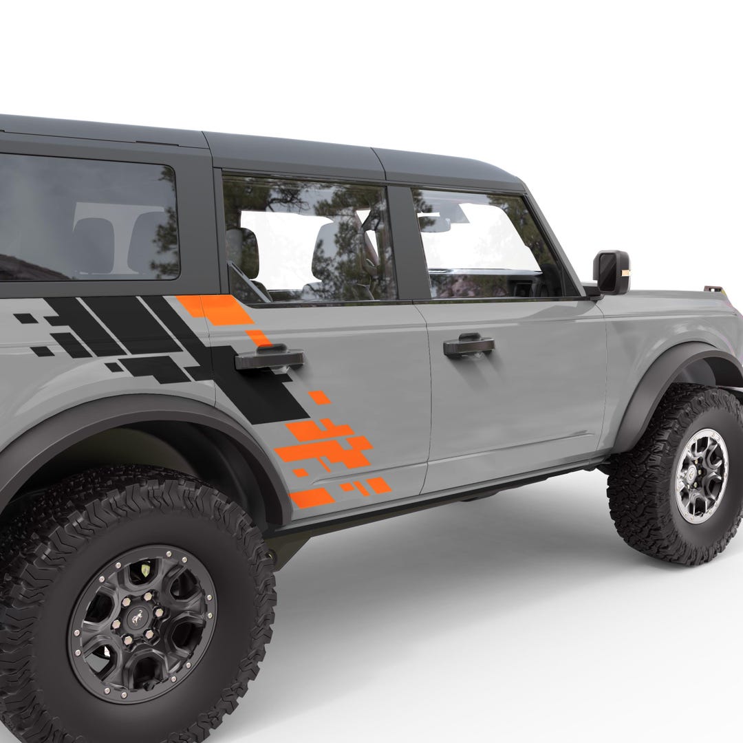 Fits Ford Bronco Decal 2021+. Quarter Panel Side Graphics for Bronco ...