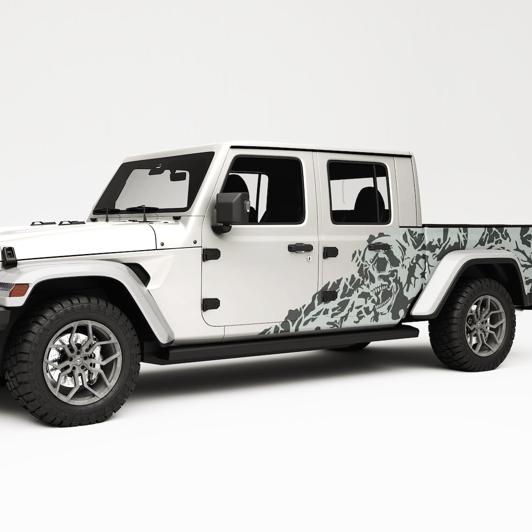 Nightmare Jeep Gladiator Graphics Decals | off Road Side Decals ...