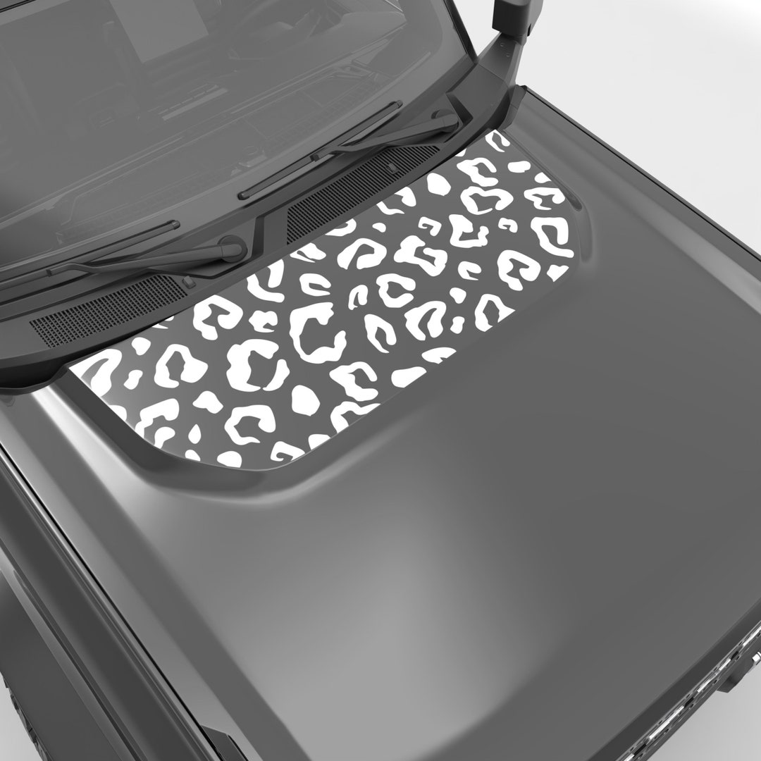 For Ford Bronco Hood Decal 2021+. Leopard Print Vinyl Decal. Made in ...