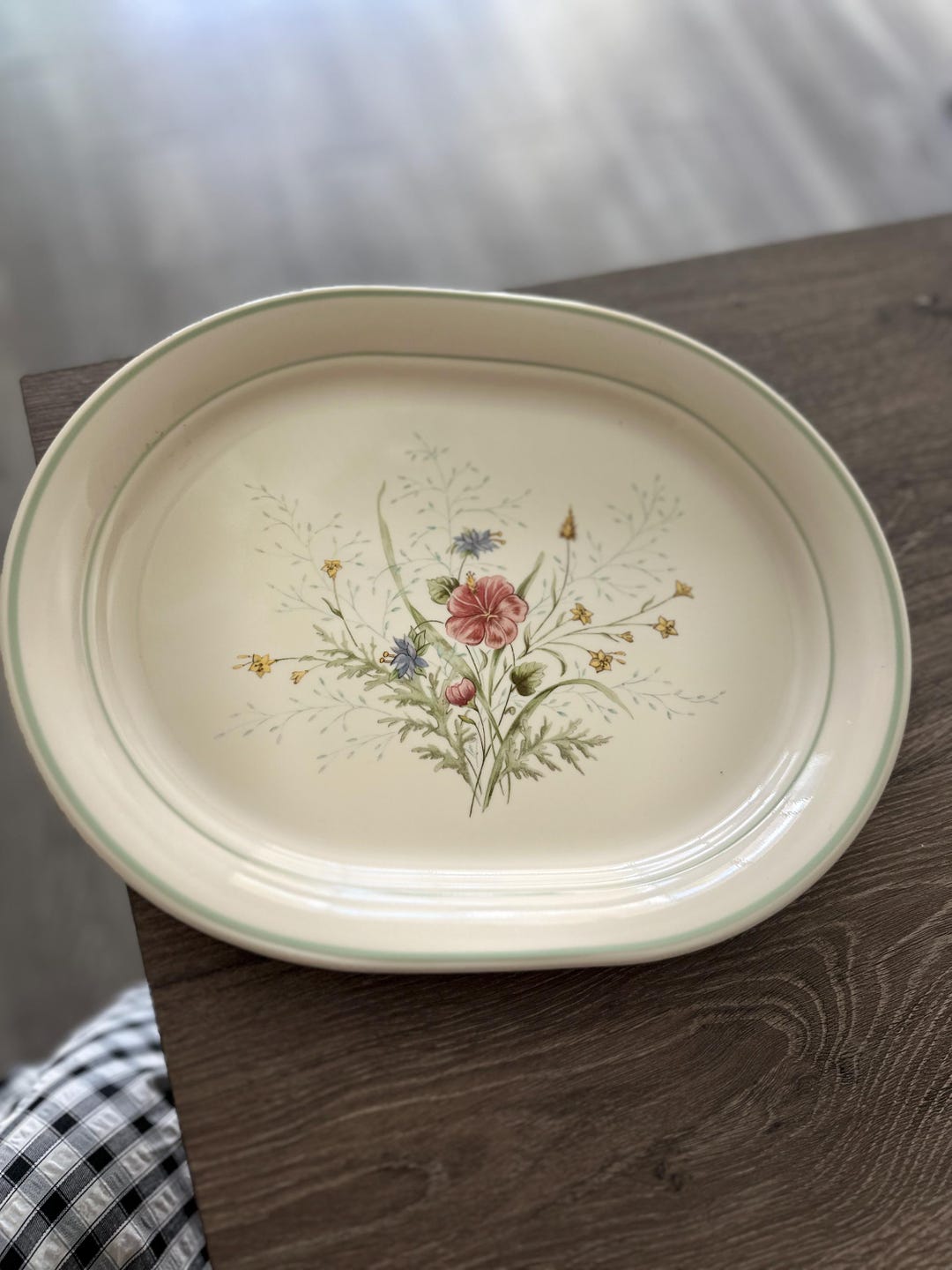 Summer Mist 12 Oval Serving Platter Vintage Cornerstone by Corning ...