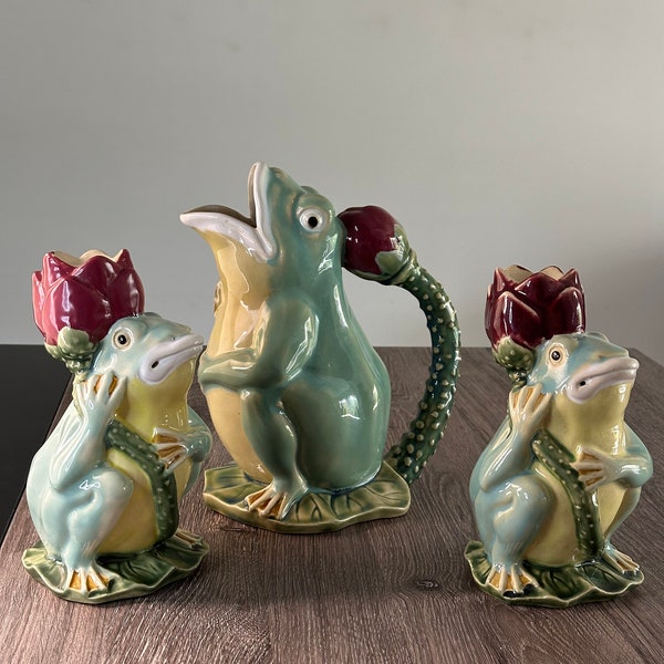 Frog Pitcher - Etsy