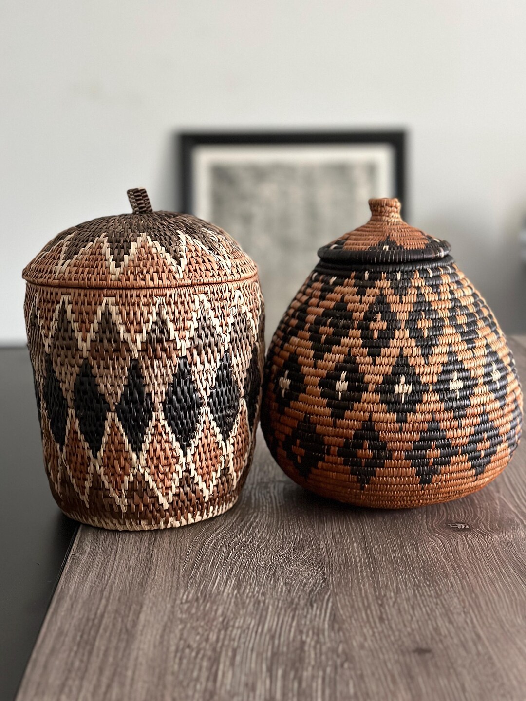 African Traditional Zulu Basket Ukhamba Beer Double Diamond Married ...