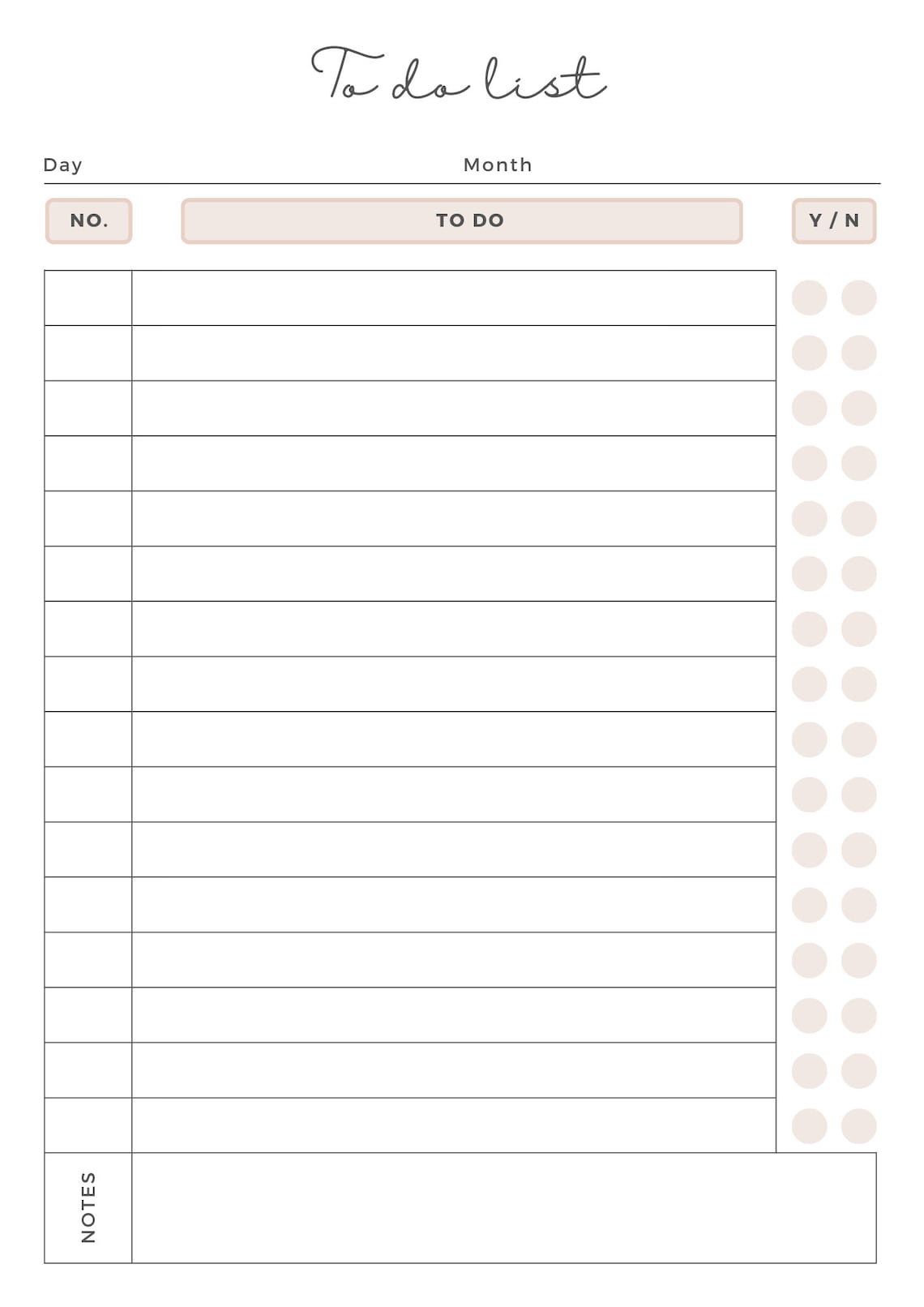 Minimalist to Do List, Printable to Do List, Goodnotes Digital to Do ...