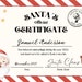 Santa Certificate Template Printable, Christmas Nice List Certificate ...
