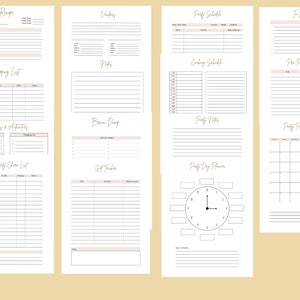 Digital Event Planner Printable, Birthday Party Planner, Goodnotes ...
