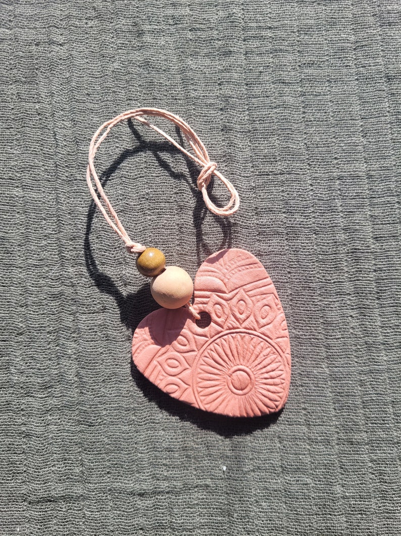 Natural Clay Mandela Heart Diffuser - Etsy