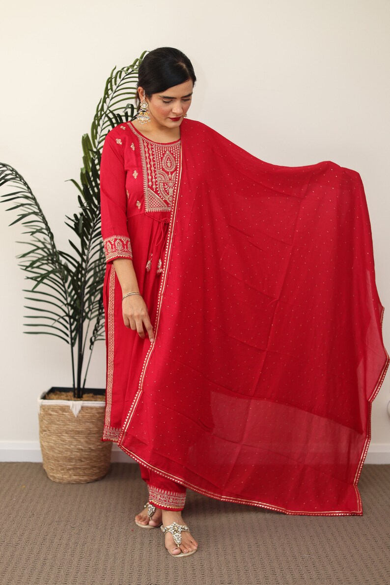 Red Padmavati - Etsy