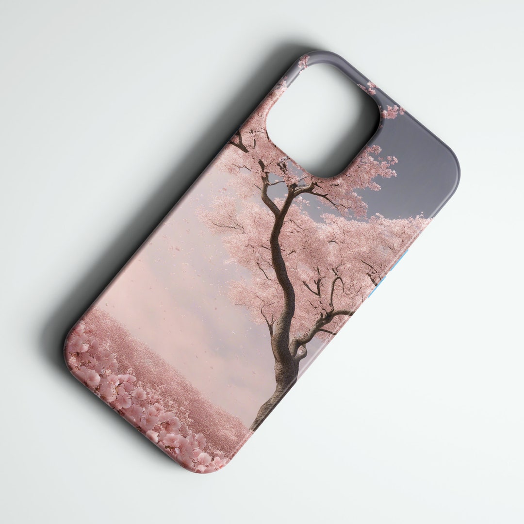 Pink Sakura iPhone 15 Pro Case Cherry Blossom Floral iPhone - Etsy