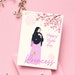 Personalized Hijab Card-elegant Hijabi Lady Under Blossom Tree - Hijab ...