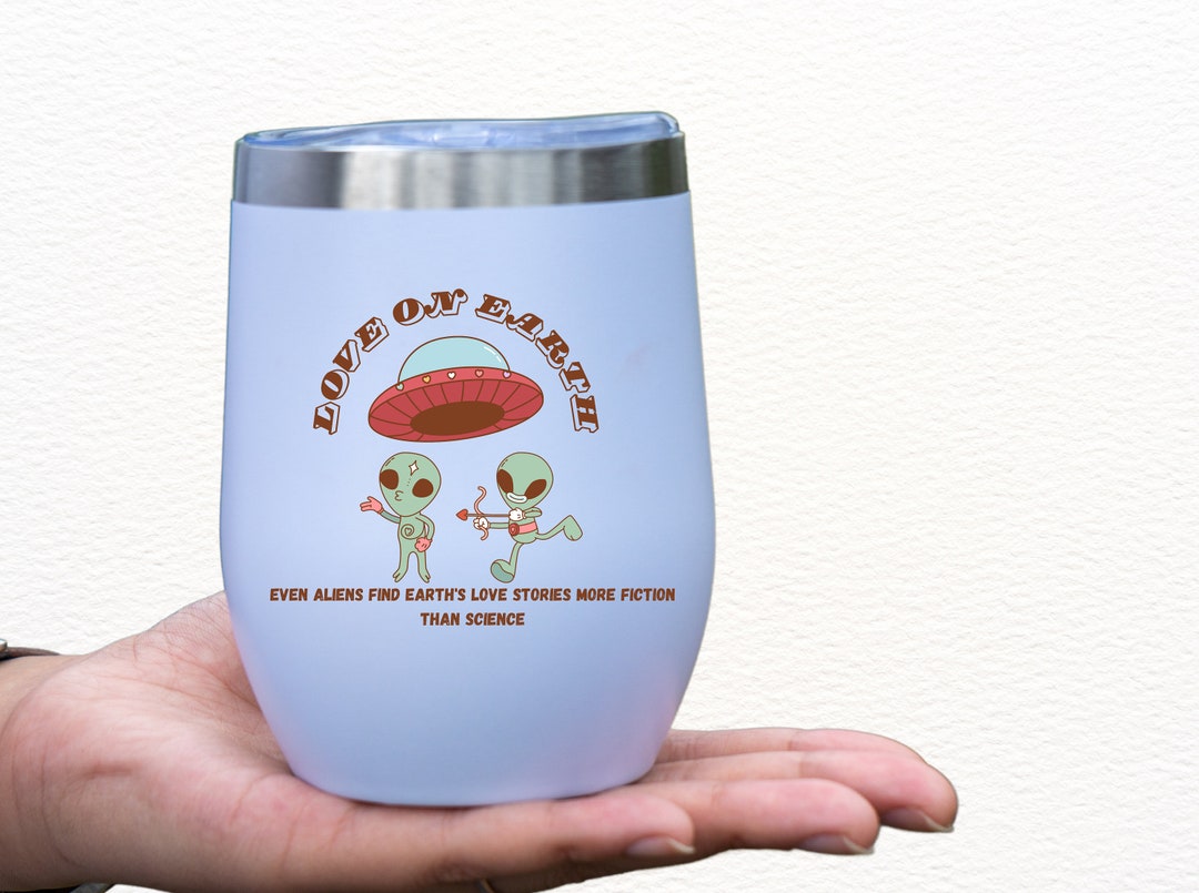 Valentine's Day Alien Love Story PNG Choose From Two Colors Digital ...