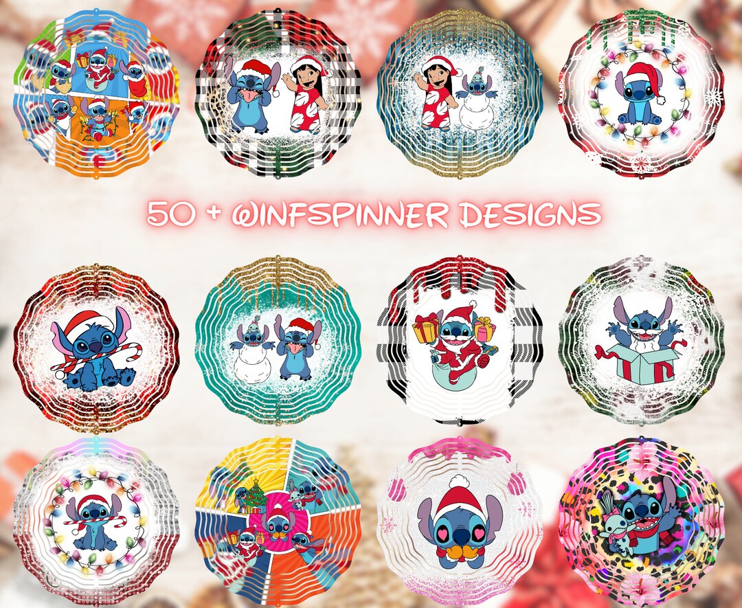 50+ Christmas Wind Spinner Sublimation Design Bundle, Wind Spinner ...