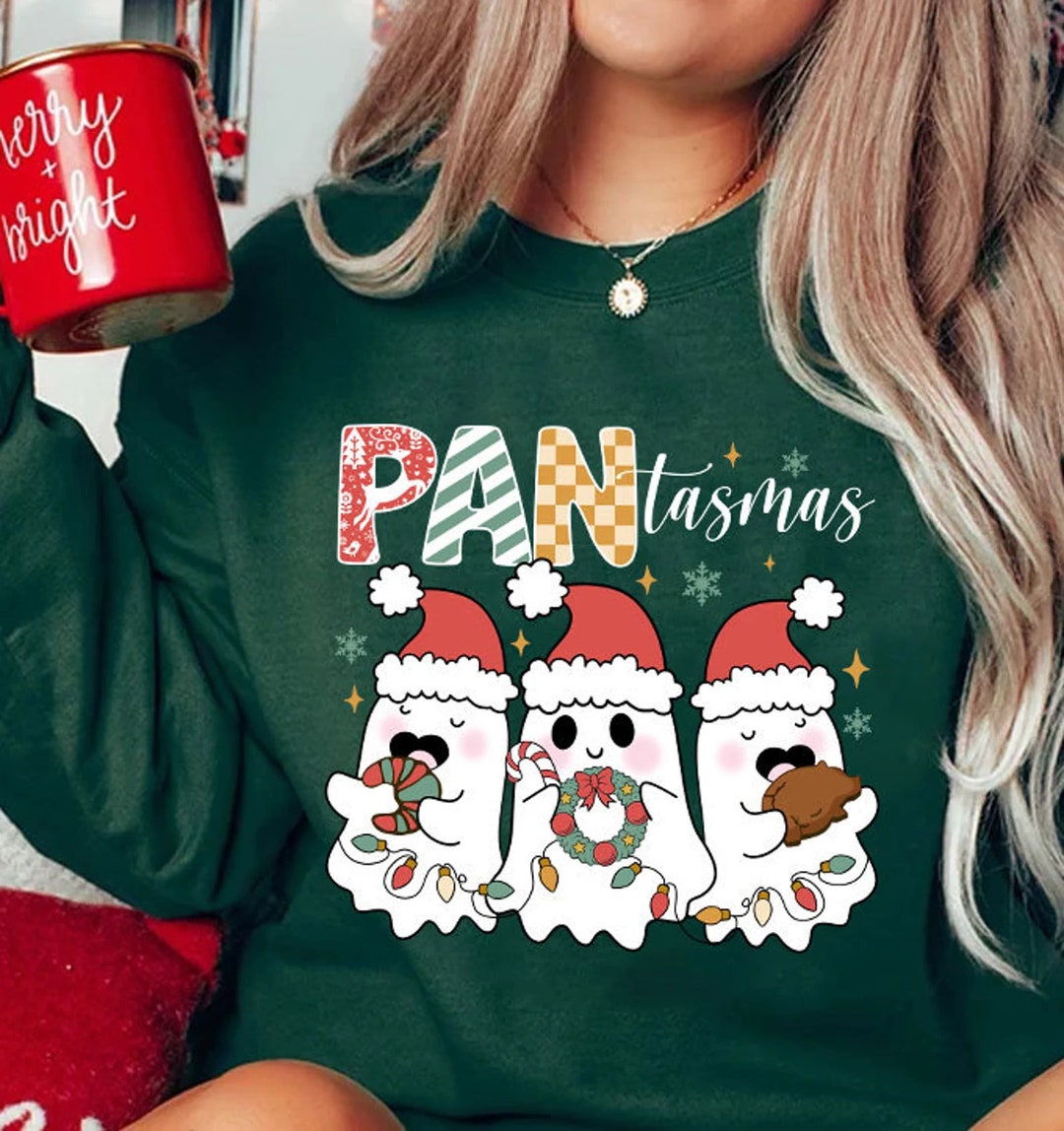 Pantasmas Ghost Christmas PNG, Santa Conchas PNG, Concha Png, Pan Dulce ...