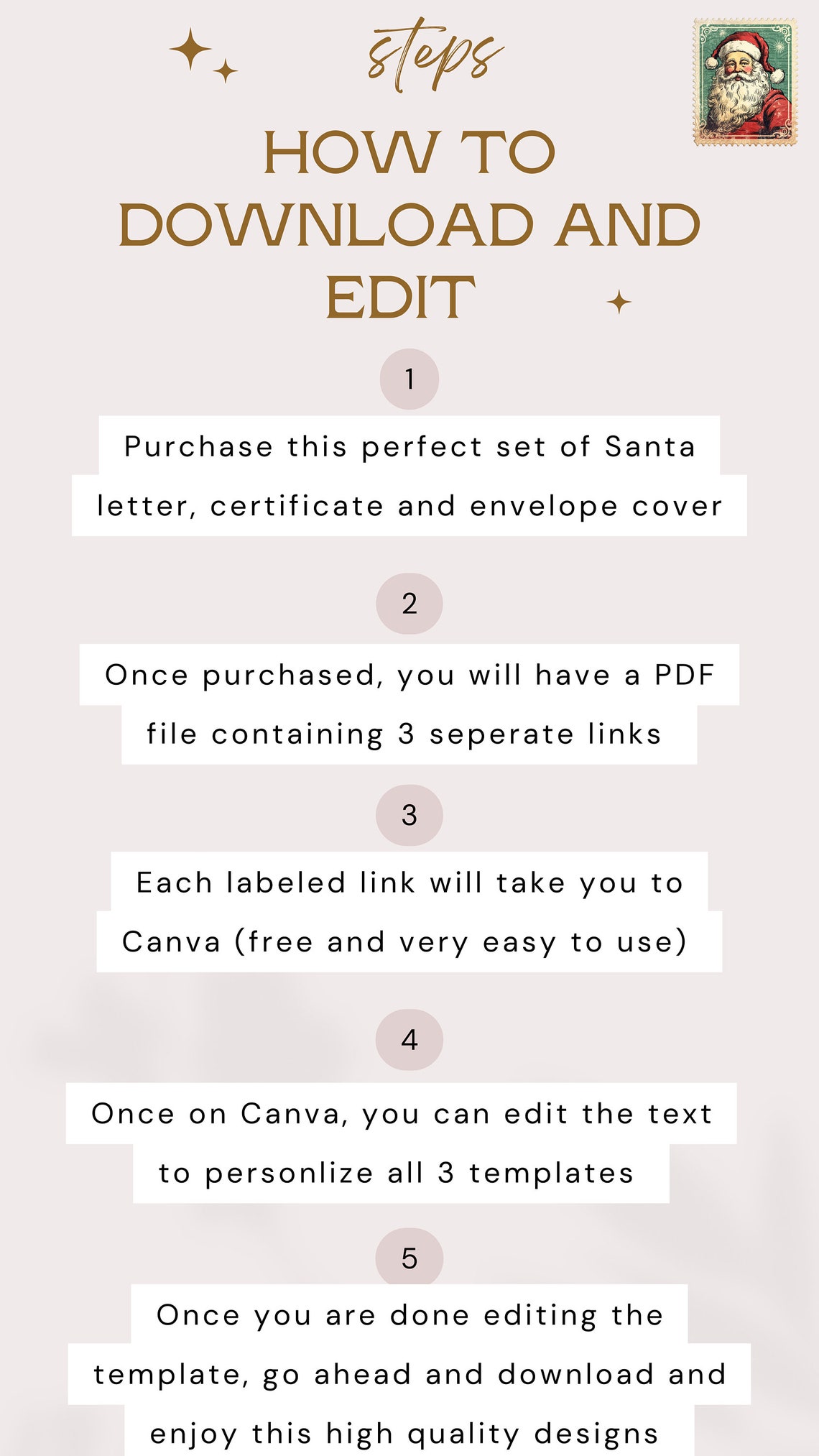 Editable Personalized Spanish Letter From Santa, Nice List Certificate ...