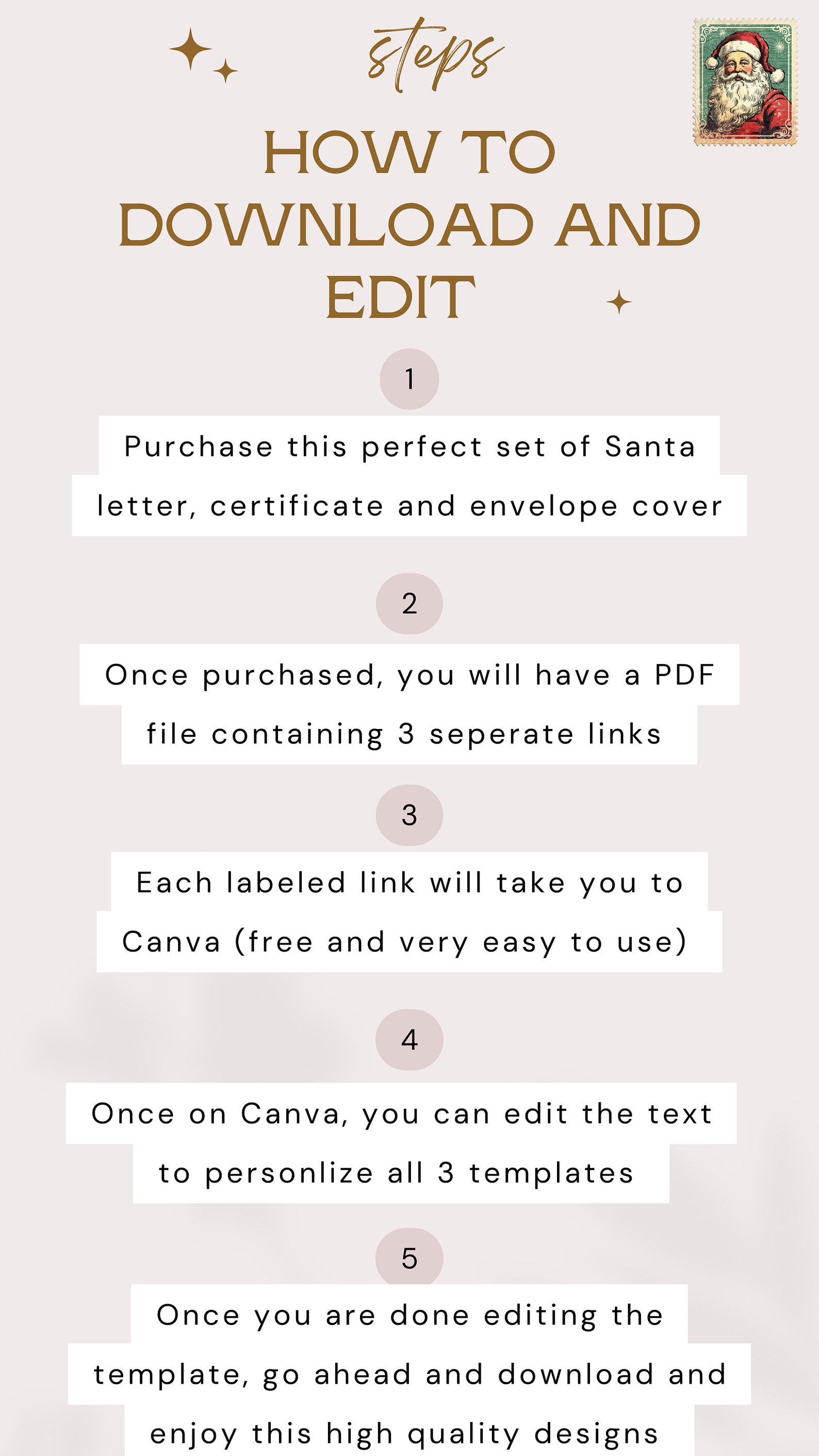 Editable Personalized Spanish Letter From Santa, Nice List Certificate ...