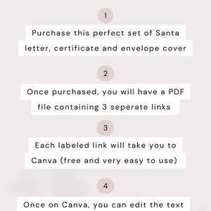 Editable Personalized Spanish Letter From Santa, Nice List Certificate ...