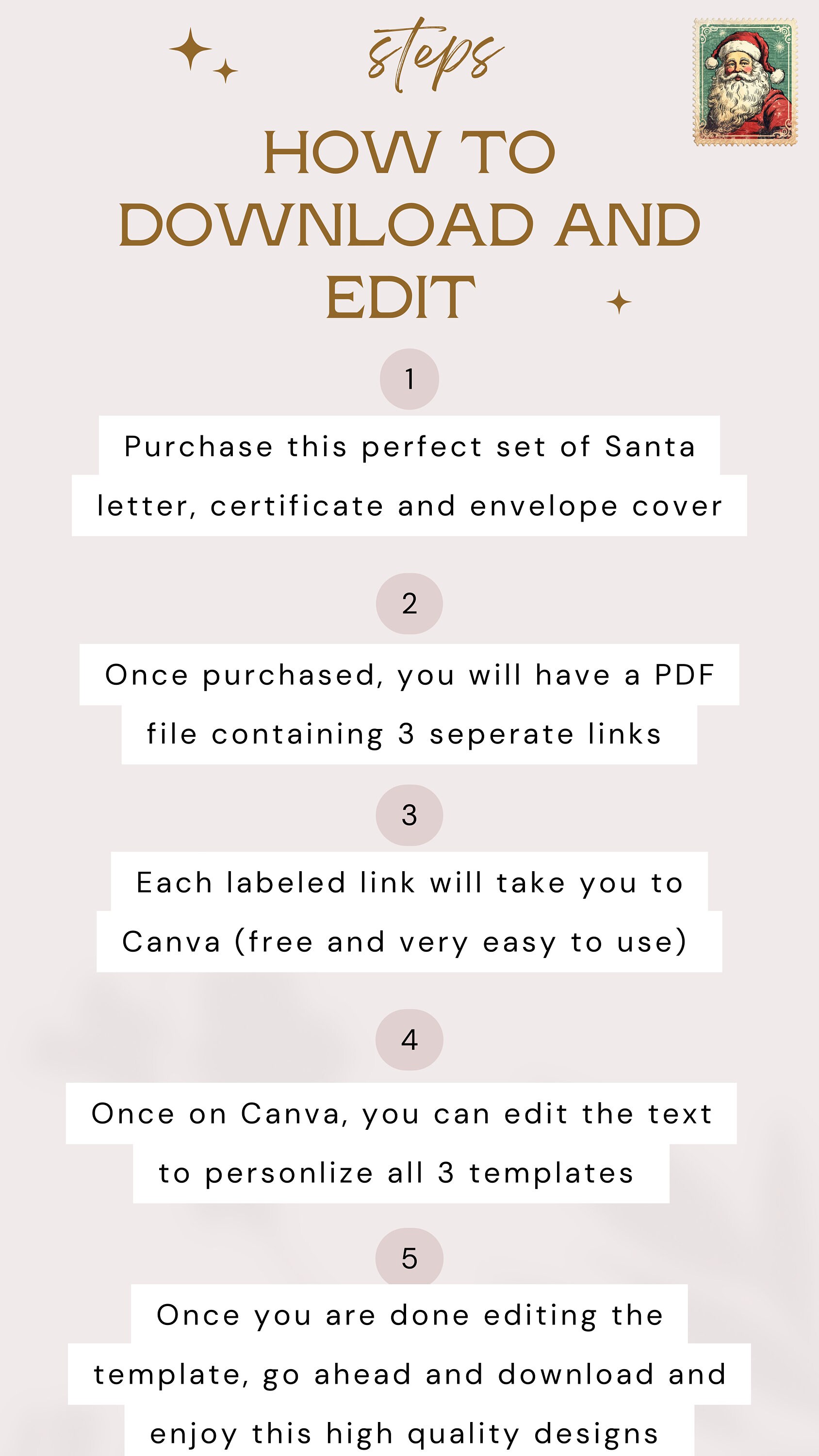 Editable Personalized Spanish Letter From Santa, Nice List Certificate ...