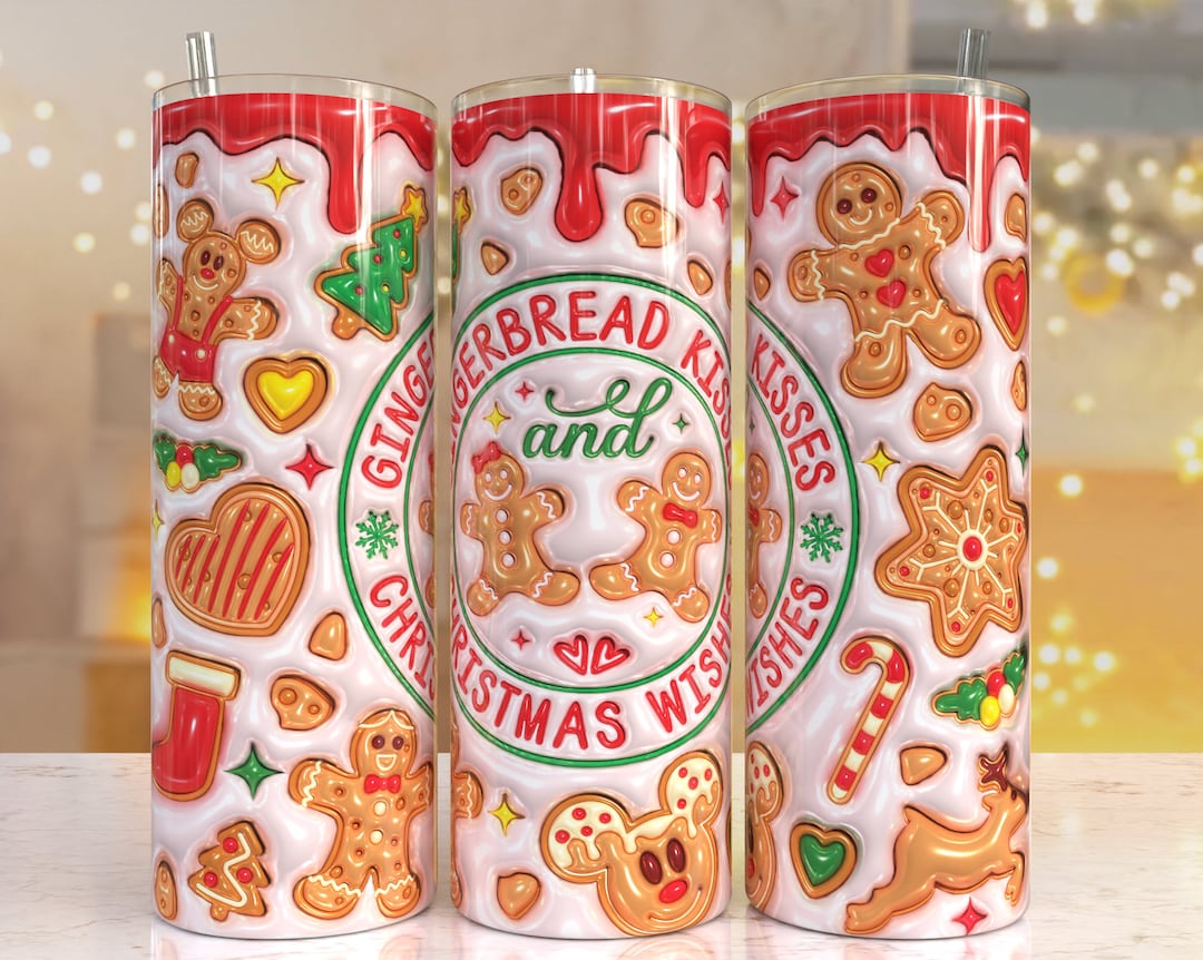 3D Puffy Inflated Cartoon Inflatable Print Tumbler, Skinny Tumbler ...