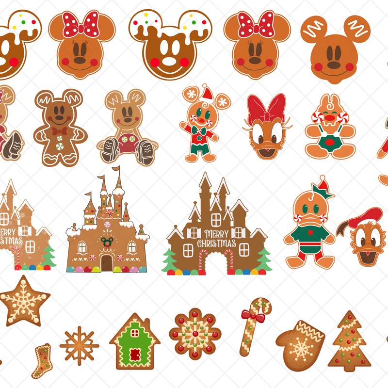 Mickey Gingerbread Svg - Etsy