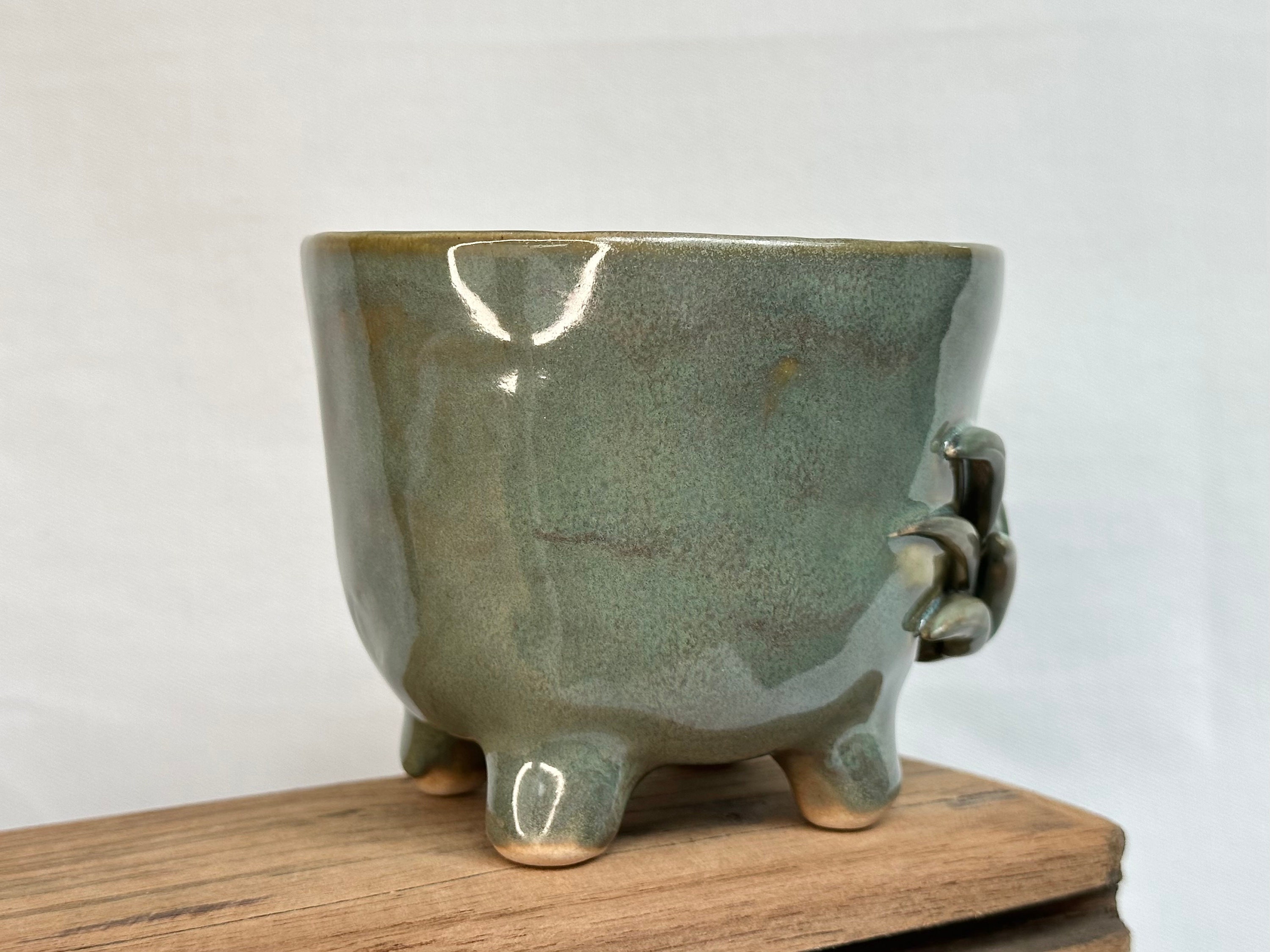 Dragonfly Plant Pot Ceramic Handmade,unique Plant Pot,dragonfly Planter ...