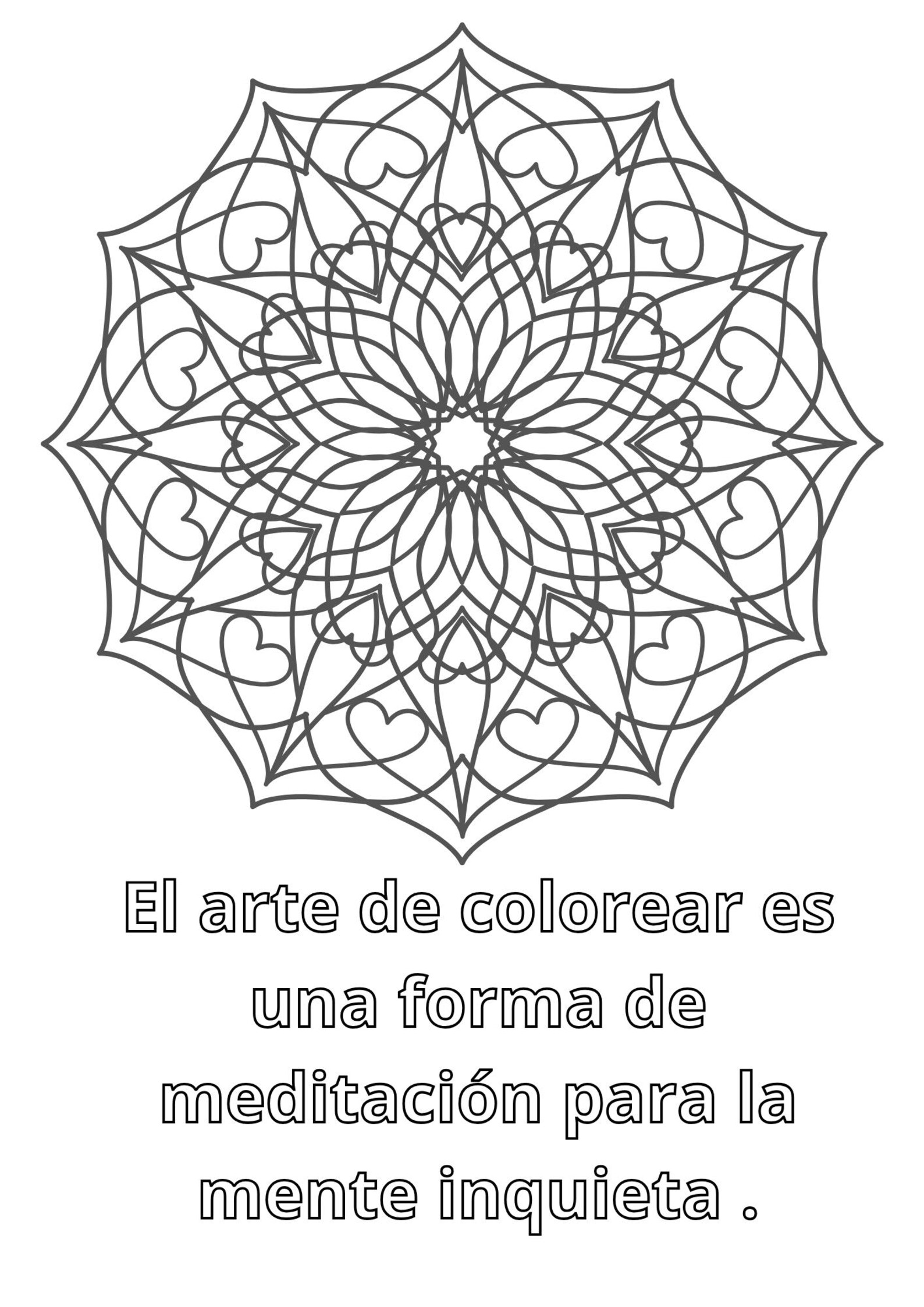 Mándalas Con Frases Motivadoras ,relájate Y Encuentra Inspiración Con ...