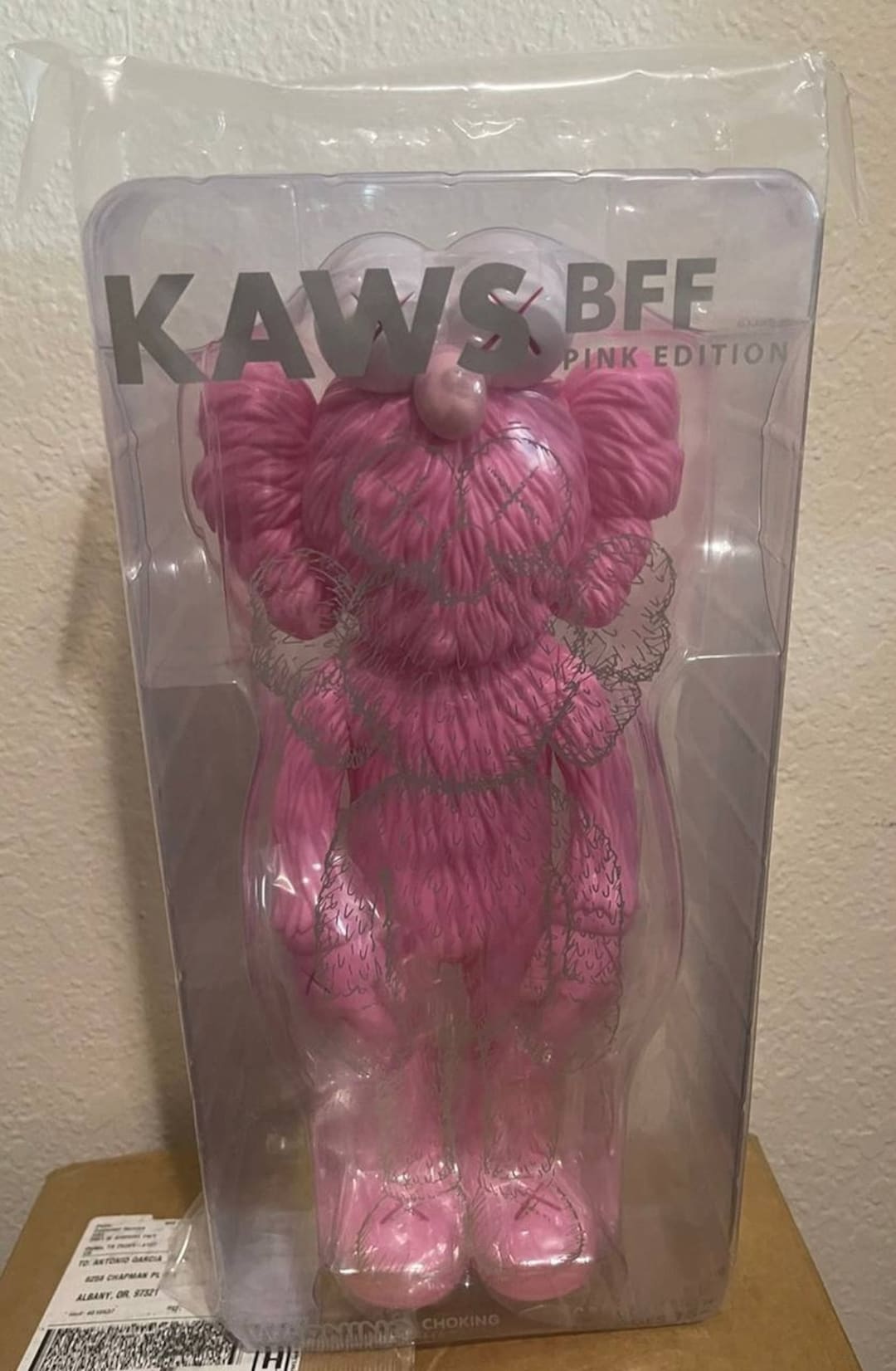 Kaws BFF Pink Edition Figure Authentic Brand New Toy Zipped DS Original ...