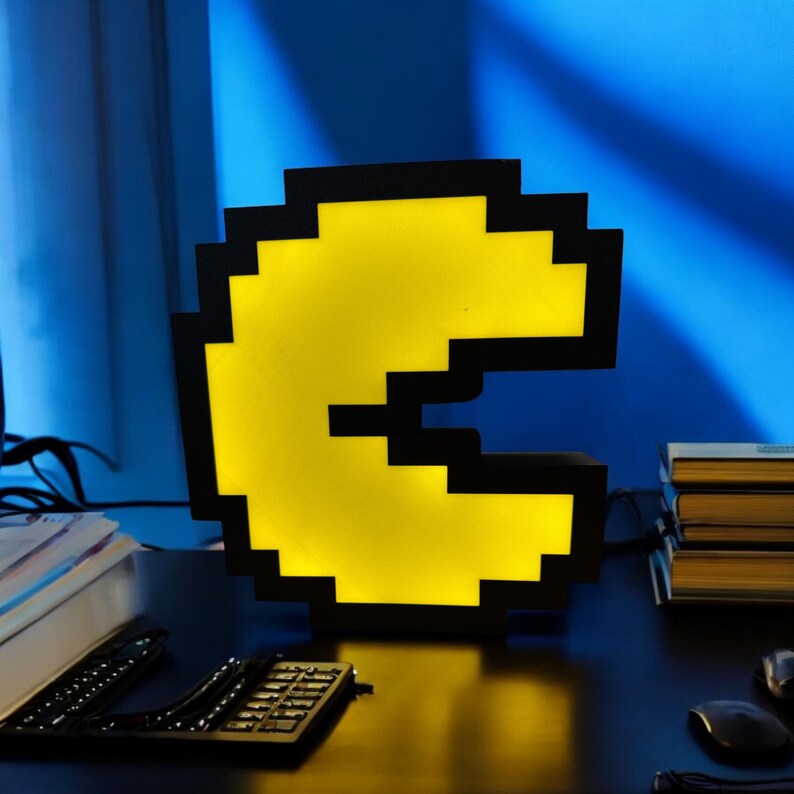 Pixel Pac-man Light Box - Etsy
