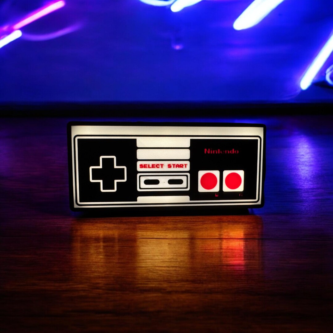 NES Retro Controller Light Box - Etsy