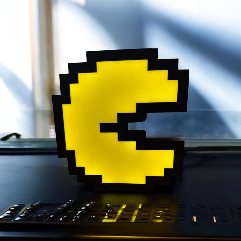 Pixel Pac-man Light Box - Etsy