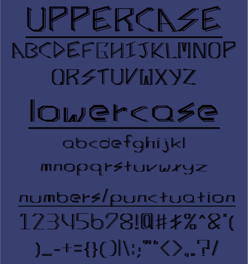 Tetris Font Bundle - Etsy