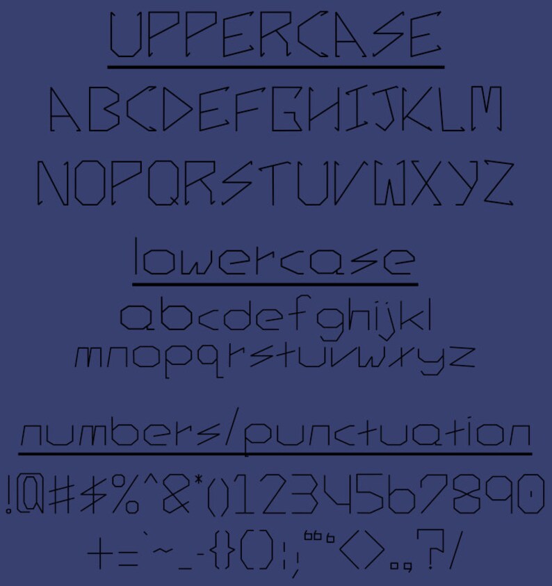 Tetris Font Bundle - Etsy