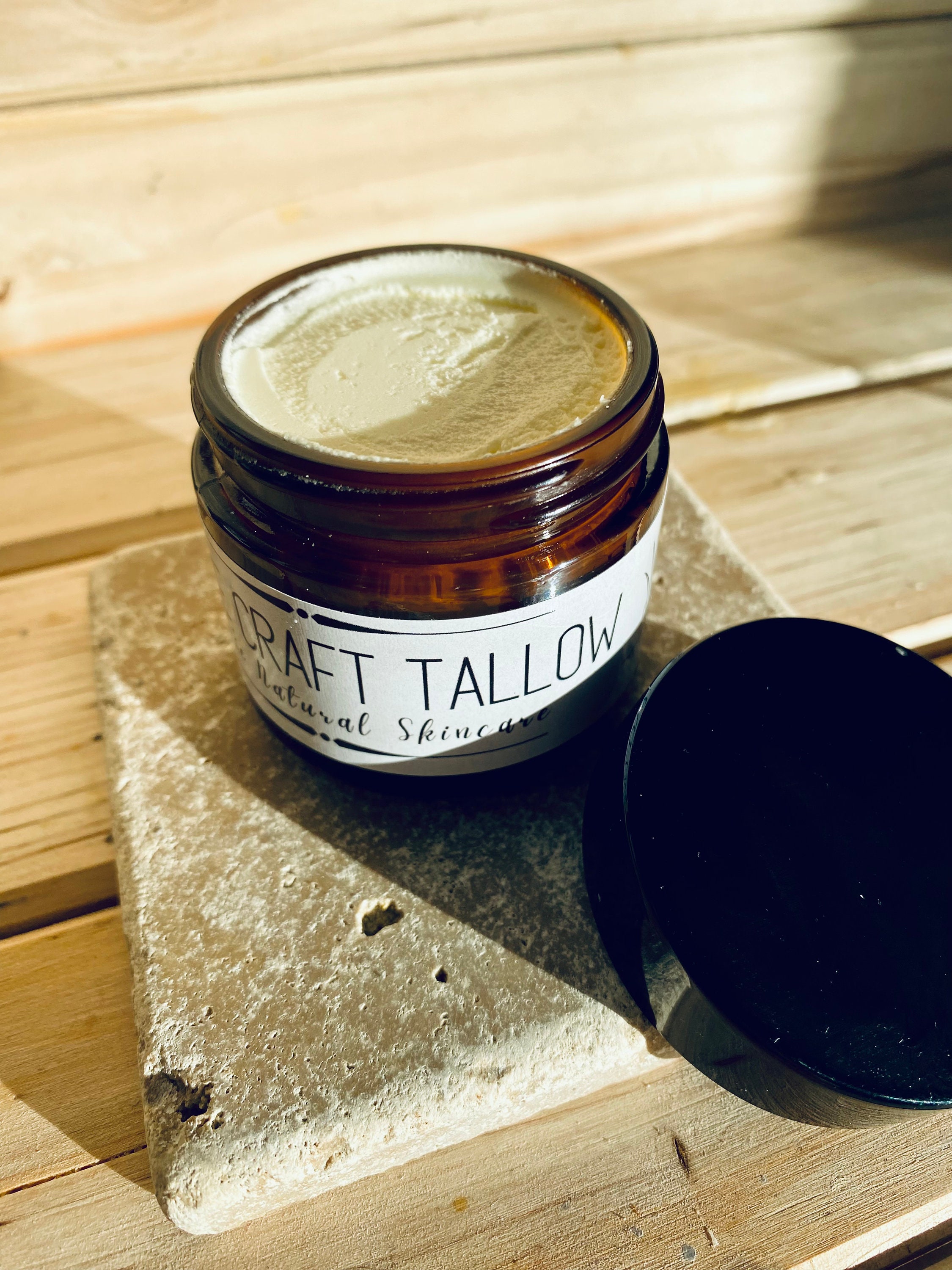 Whipped Tallow Face Cream Grass Fed Beef Tallow Natural Skincare