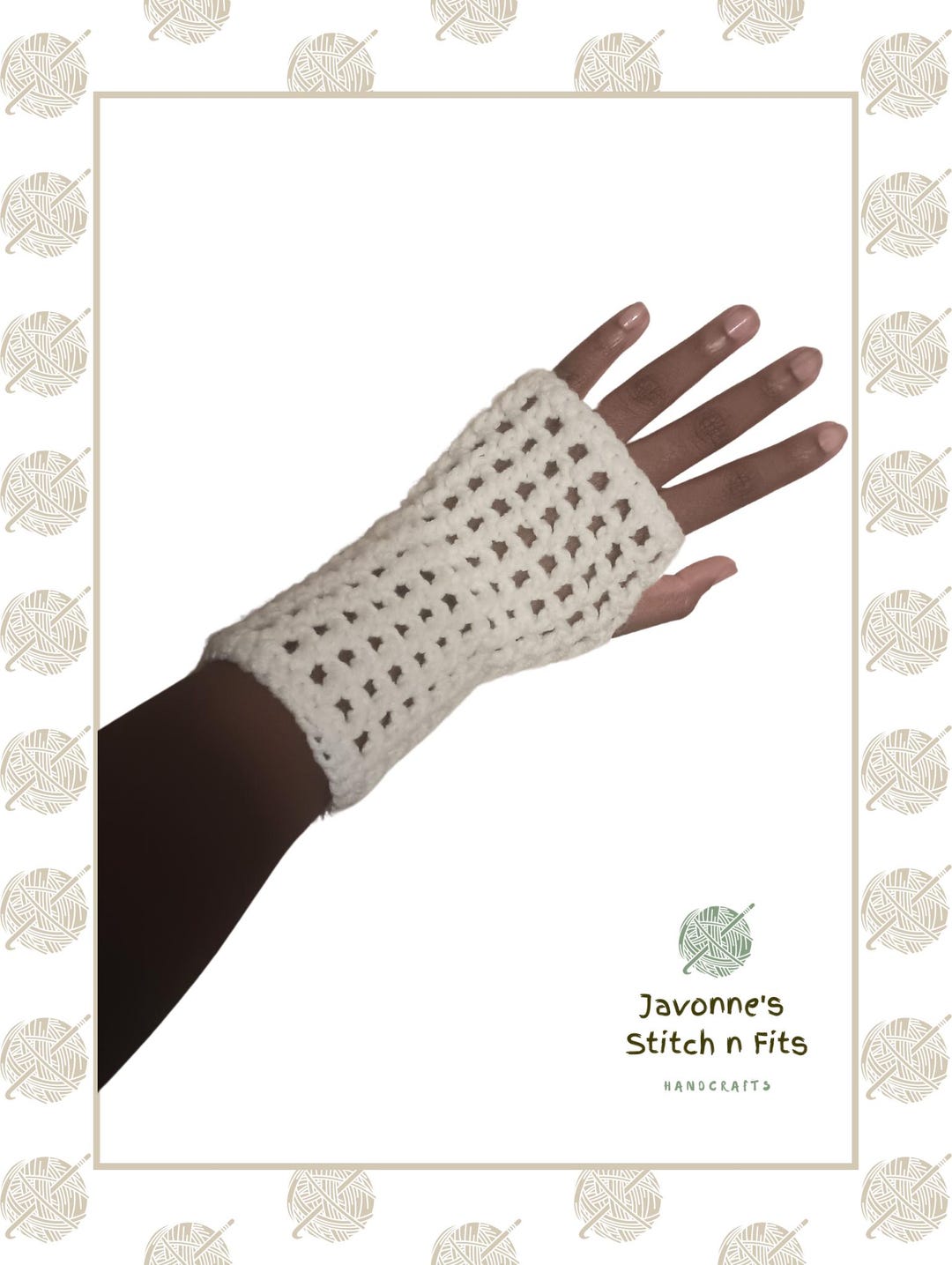 Mesh Crocheted Fingerless Gloves, Handmade - Etsy