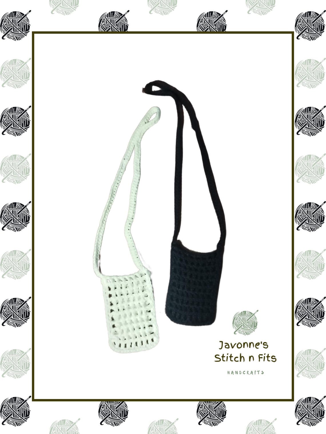 Crochet Mesh Phone Bags, Handmade - Etsy