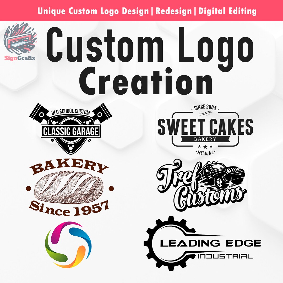 Unique Custom Logo Design: Brand Identity Creation - Etsy