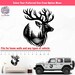 Deer Head Vinyl Decal: Elegant Nature-inspired Wall Art - Etsy