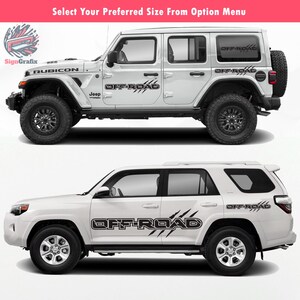 Offroad Sign Vinyl Decal – Rugged Adventure Design for Cars, Trucks ...