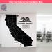California State Map, California Map Decal, California State Vinyl ...