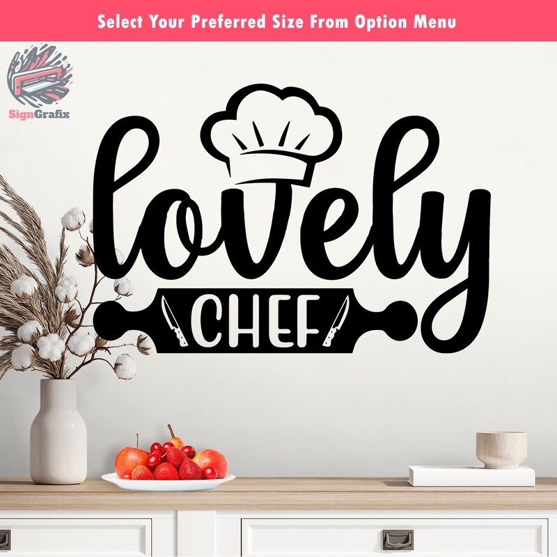 Kitchen Vinyl Decal - Etsy