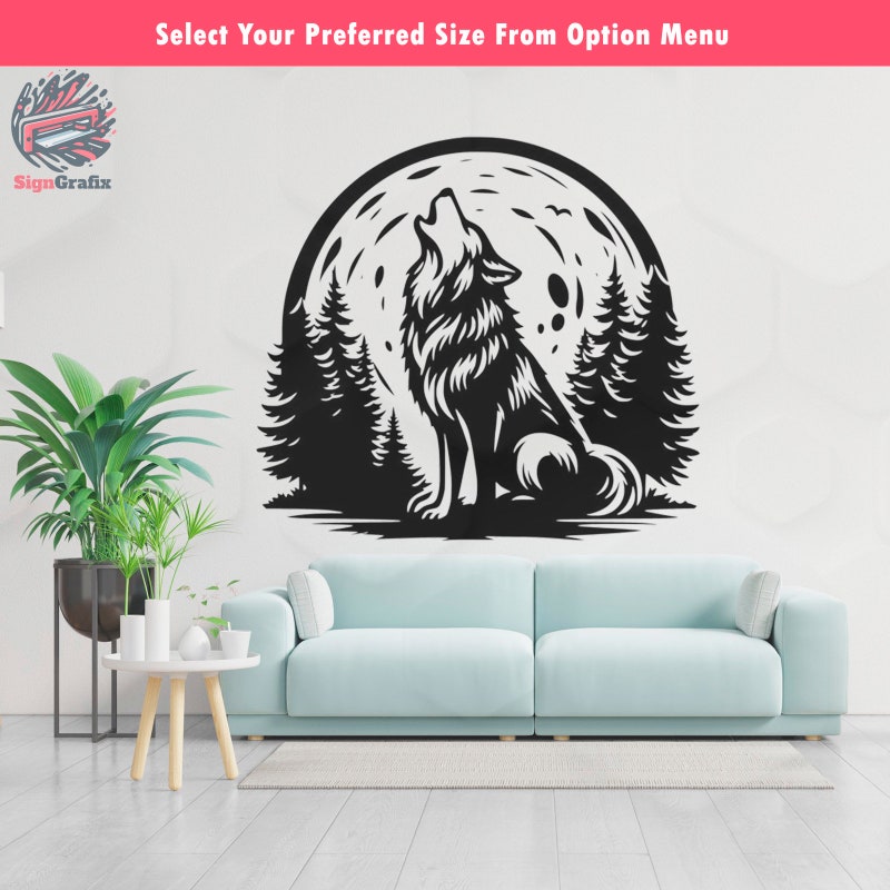 Wolf Wall Decal - Etsy