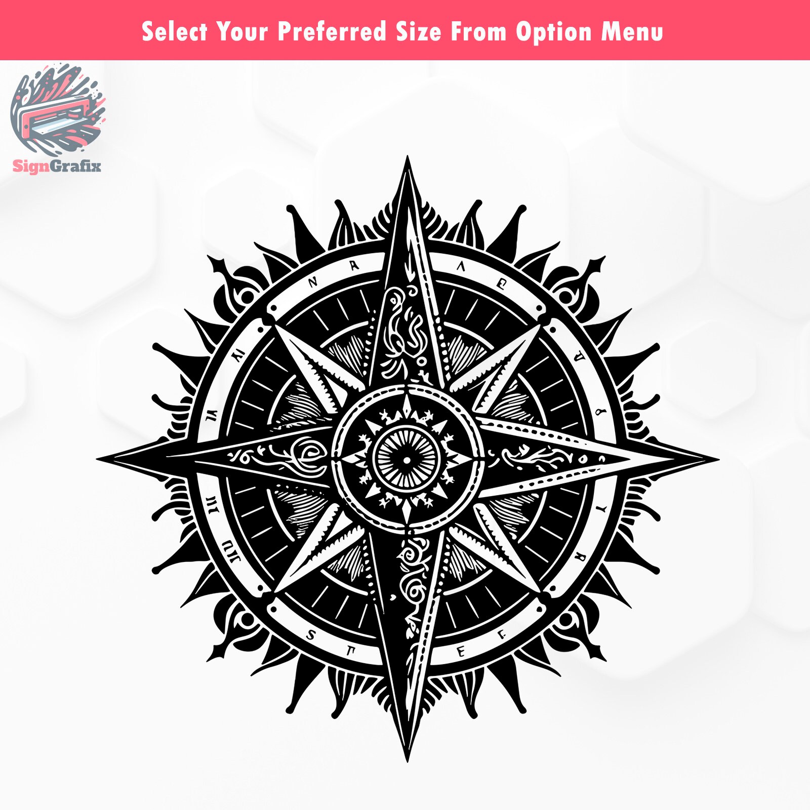 Epic Compass Vinyl Decal | Suitable for Rvs, Campers, and Off-road ...