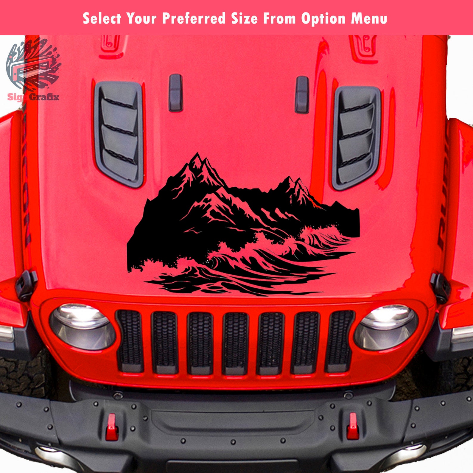 Mountain Coast Vinyl Decal | Mountain Vinyl Decal | RV, Camper Vinyl ...