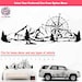 Compass Vinyl Decal Mountain Illustration Compass Vinyl Decal for RV ...