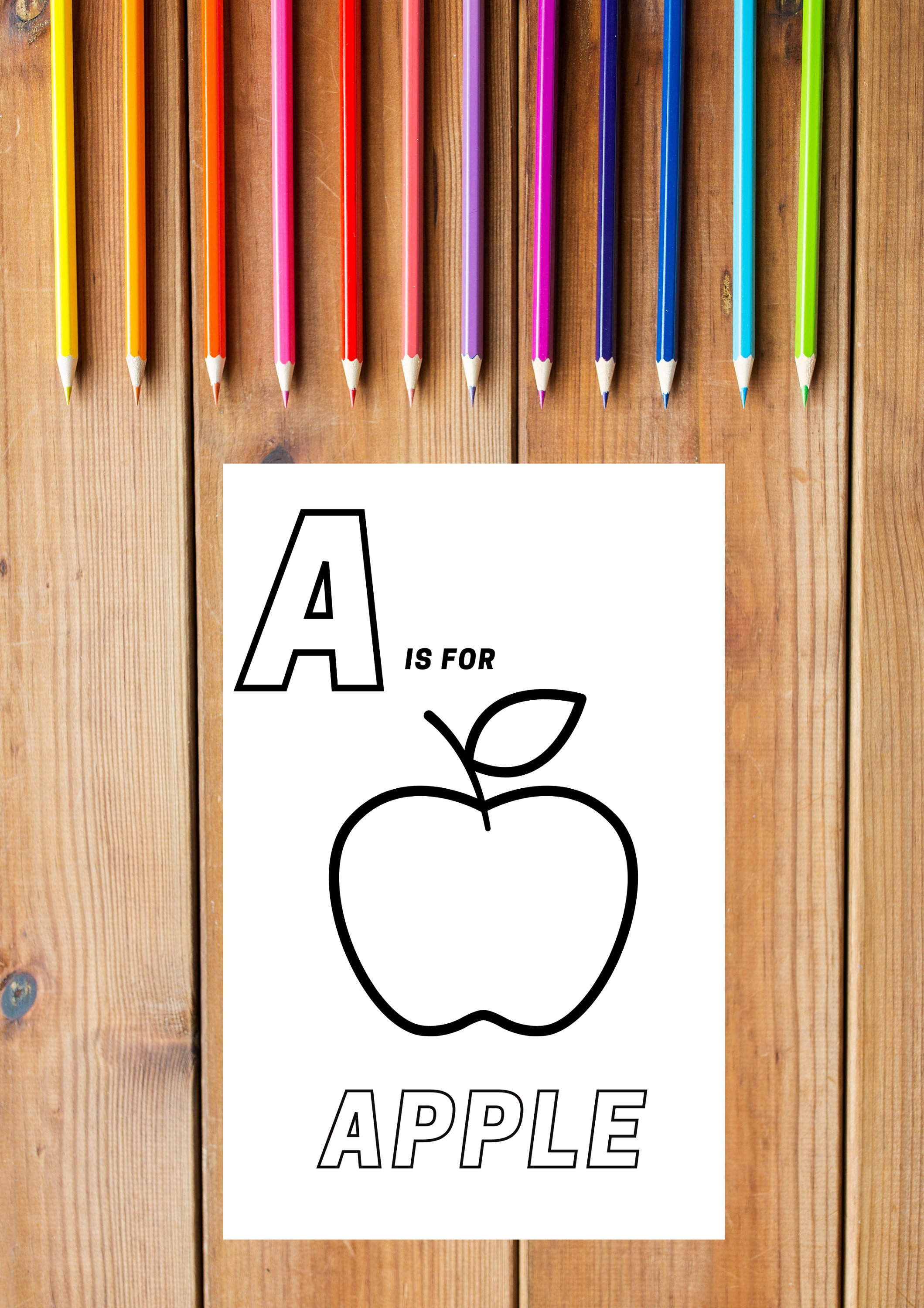 Pre-k Alphabet Coloring Sheets Instant Download ABC Coloring Book - Etsy