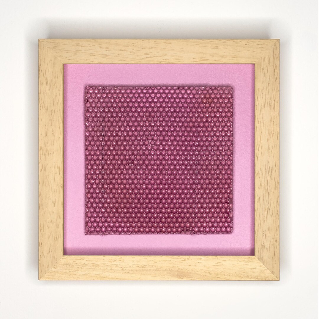 Artwork Made From Real Honeycomb - ‘pixel’ Series, Handmade on MDF ...