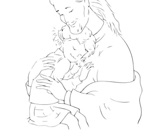 Bible Coloring Page Mark 16:15 - Etsy