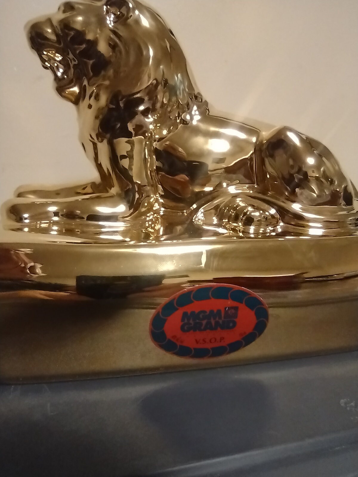 MGM Grand Royal Lion Cognac Decanter - Etsy