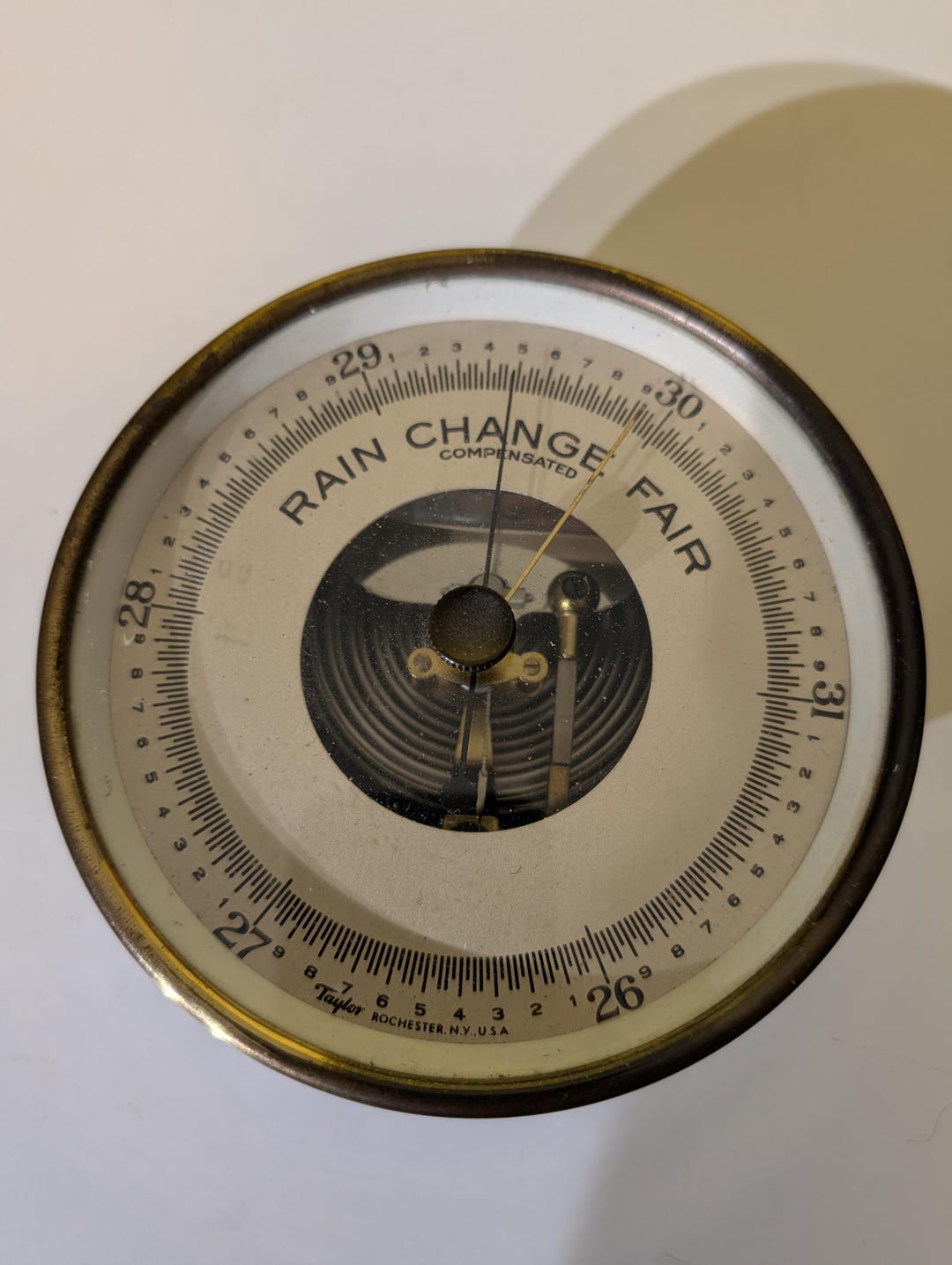 Vintage Taylor Brass Ship Barometer - Rochester NY - Etsy